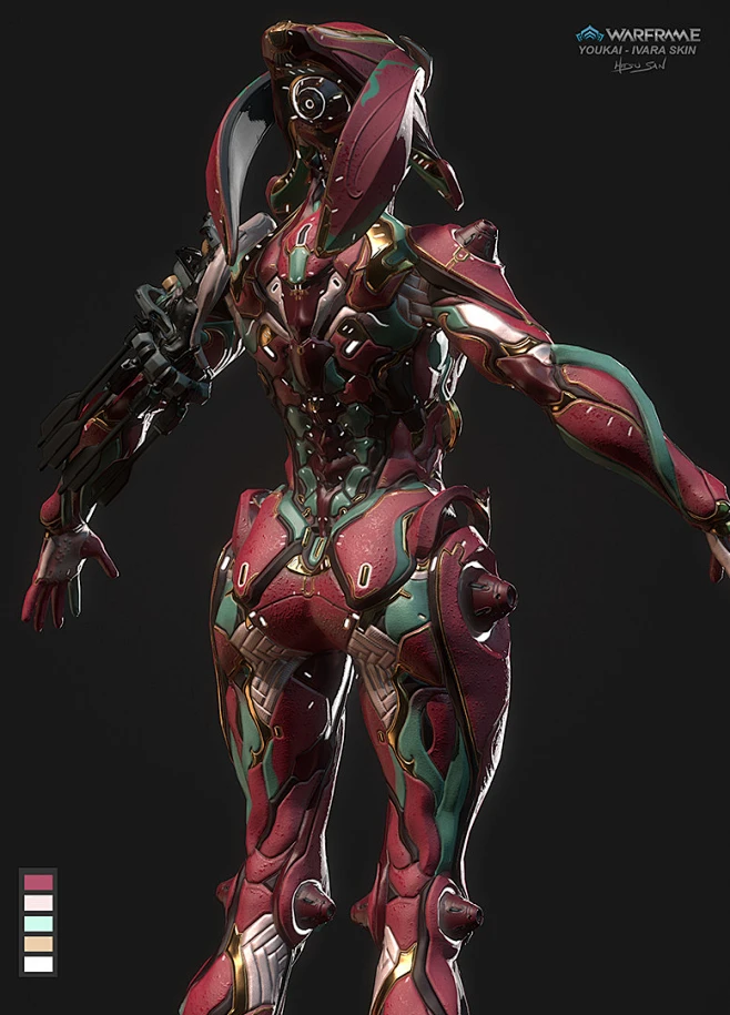 Warframe - Ivara Youkai, Alessandro Sarritzu : Alternate skin + brand new helmet for the ...