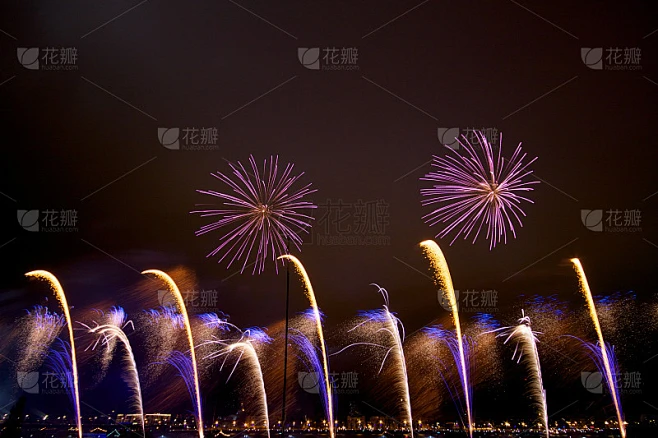 Firework-V素材-花瓣网