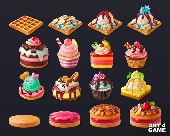 Panda Cookie- Cakes, Art4 Game : Cakes and splash screen for Panda ...