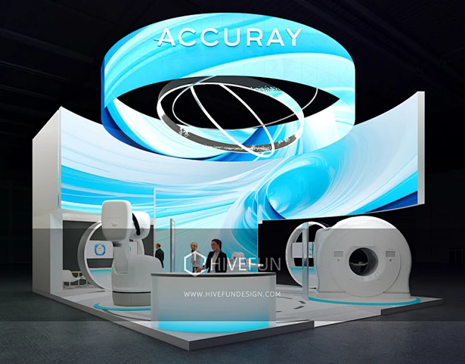 ACCURAY Booth Design-花瓣网