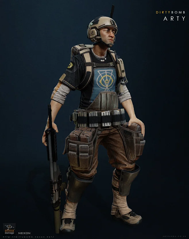 Arty - Dirty Bomb, Jonathan Fletcher : Character art from the F2P ...