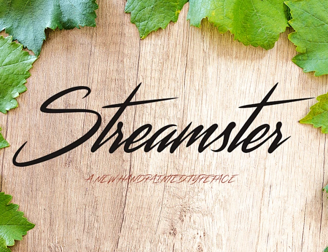 streamster字体下载-花瓣网