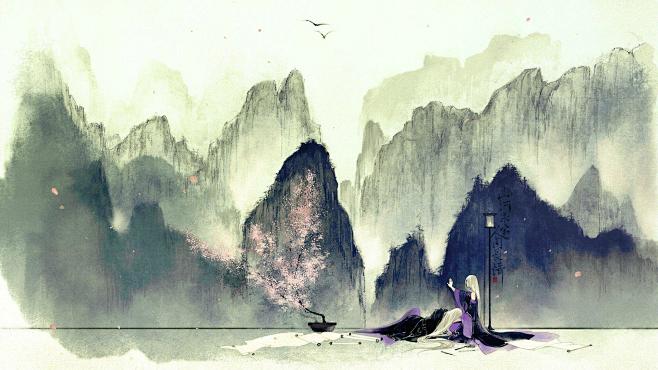 唯美古风壁纸桌面电脑高清壁纸