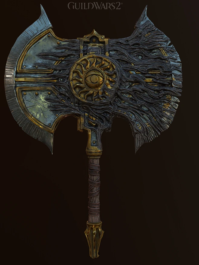 Mist Stranger Axe and Shield , Chris Mott : Weapons created for the ...