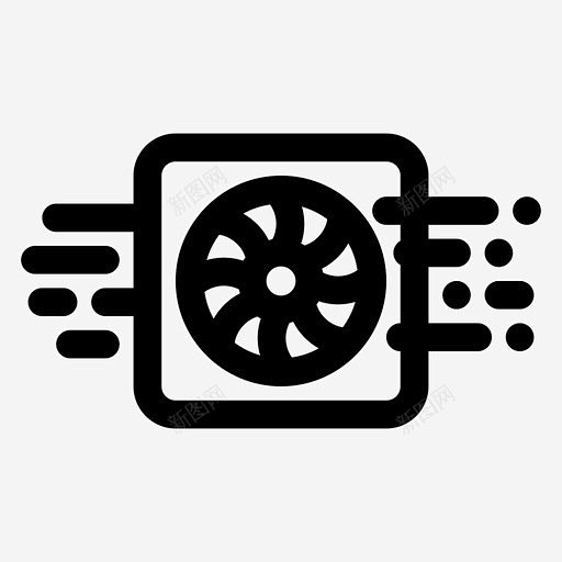 空气净化器清洁剂灰尘图标