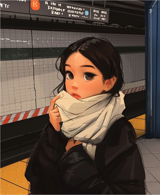 插画师 Sam Yang-花瓣网