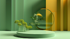 MJ- C4D-摆台-花瓣网|陪你做生活的设计师 | c2687ea1ad55c1dc54891b28f1-pihzox