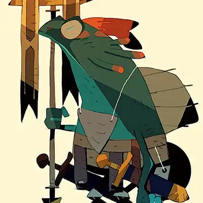 Flag Frogman-花瓣网