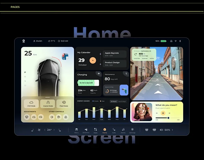 ai automobile automotive autonomous car car dashboard Car os electric ...