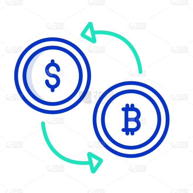 icon-比特币交易app可用贴纸素材-花瓣网