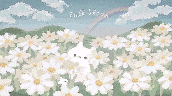 兔子壁纸20 画师ねこぶとんTwi:neko_fton