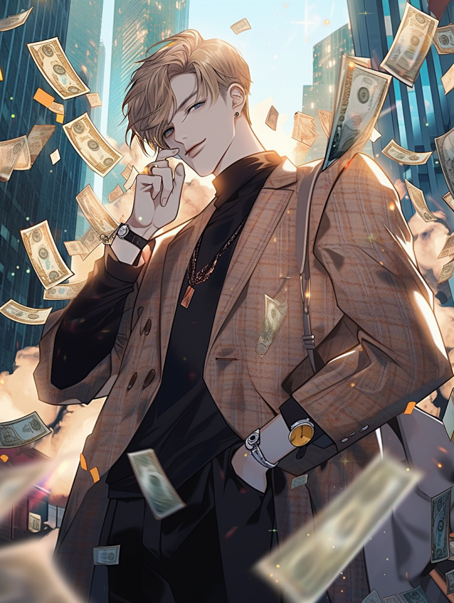 Newreading_A_man_young_flamboyant_rich_second_generation_the_ba ...