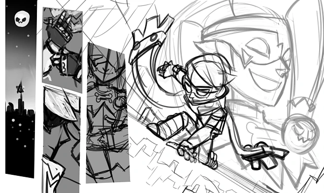 brawl stars supercell Game Art comics SuperHero dc-花瓣网