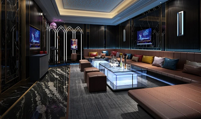 现代 酒吧 KTV 包间-室内设计-拓者设计吧-花瓣网