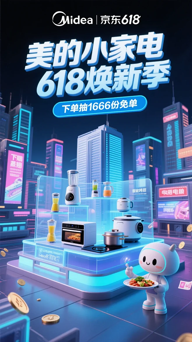 AI直出618家电大促海报，5秒20种风格 - 小红书-花瓣网