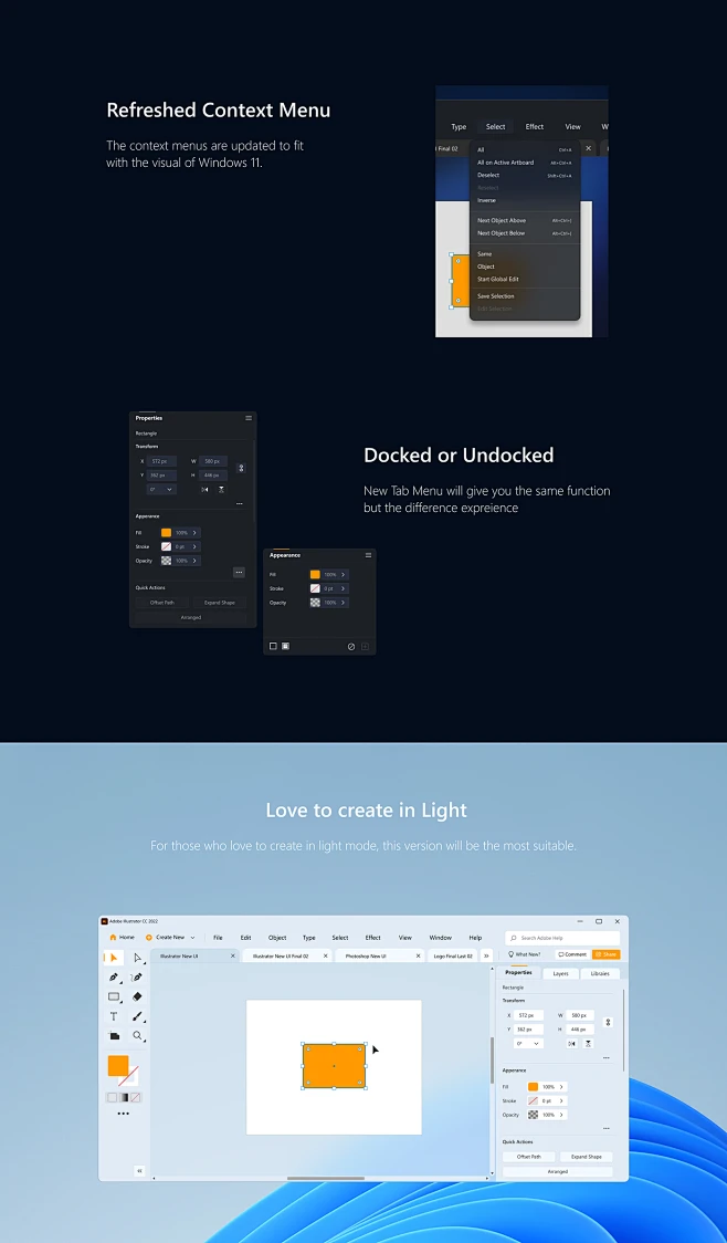 Windows 11 Visual Refresh (Adobe Illustrator CC 2022)-花瓣网