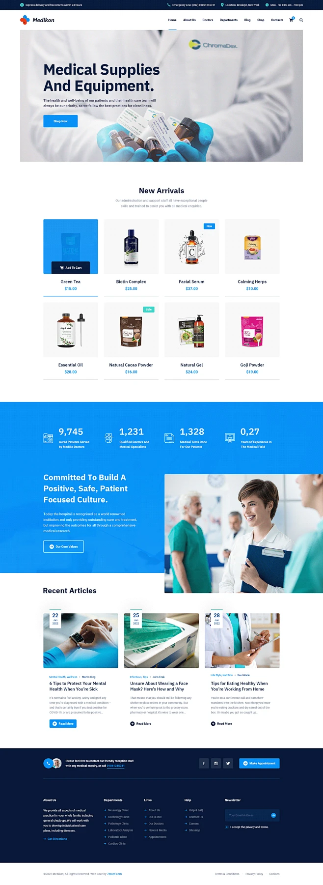 Medikon - Health & Medical WordPress Theme : Medikon – Health & Medical WordPress Theme built ...