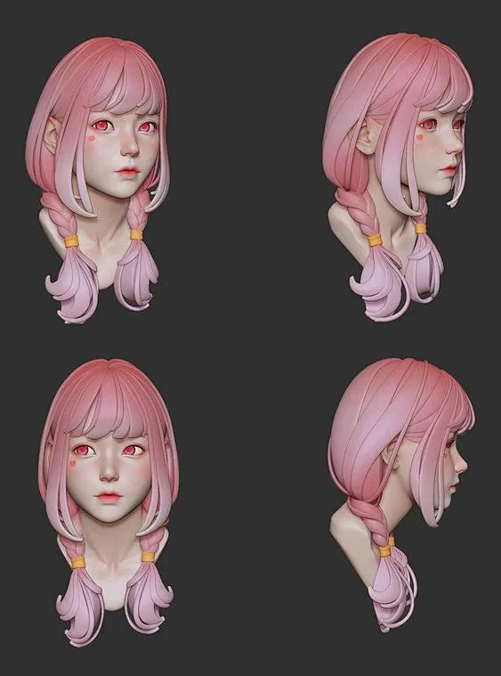 ArtStation - Lady Pink, Chen Chen-花瓣网