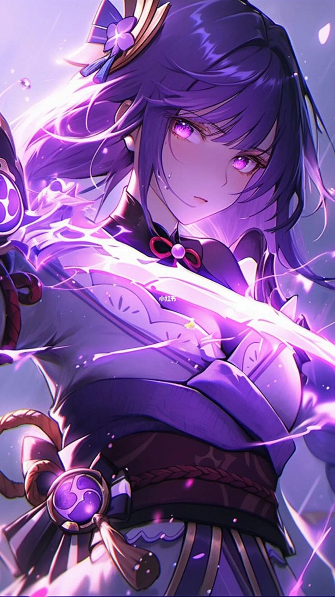 手机壁纸|原神雷电将军