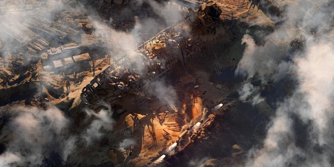 The Last Convoy (Desert World) - Scene 2 - Cinematic Keyframes-花瓣网
