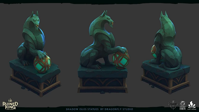Shadow Isles Statues-花瓣网