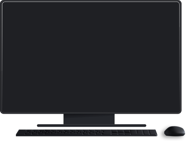 icon电脑PC台式机外设图标