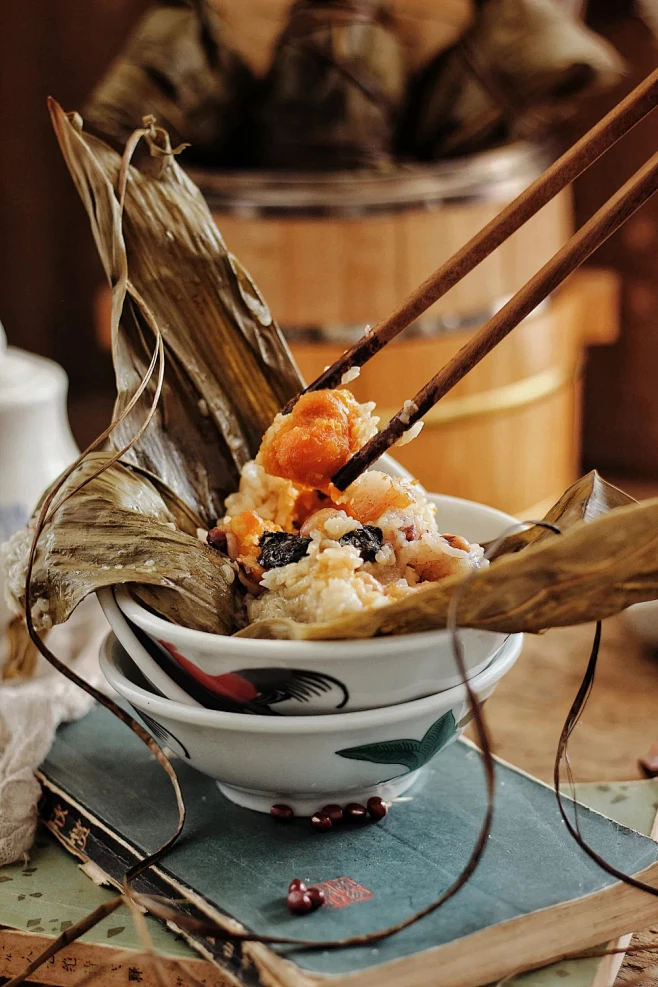 端午粽子-花瓣网