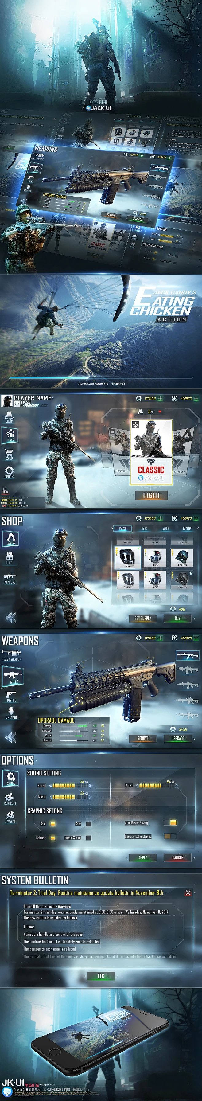 JACK UIUX SHARE-gui art design 创意广告 交互设计 游戏界面 : 我们一直专注于设计分享和交流领域！JACK ...