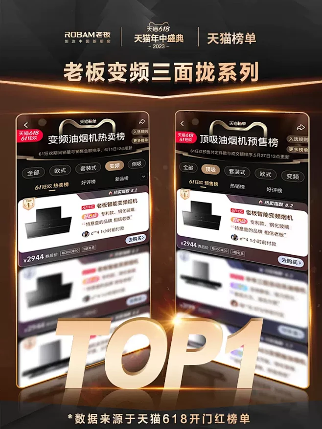 [王一博同款]探索家老板28X6ST变频侧吸抽油烟机家用大吸力吸油机-tmall.com天猫-花瓣网