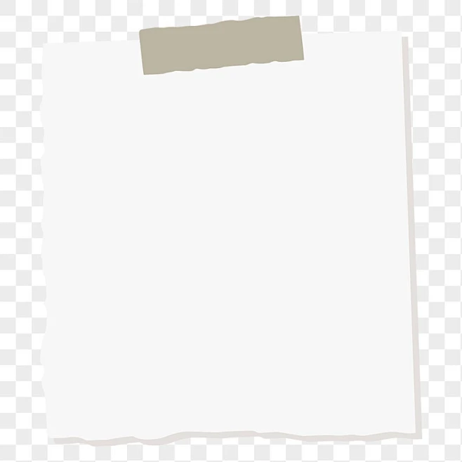 White square paper note social ads template transparent png-花瓣网