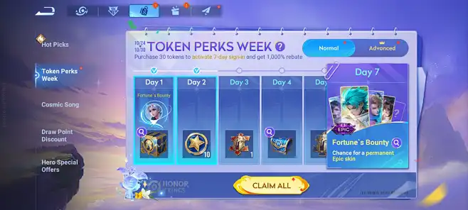 可能是包含下列内容的图片：‎2 位用户和‎上面的文字是“‎ទេ Hot HotPicks Picks TokenPerks Token ...