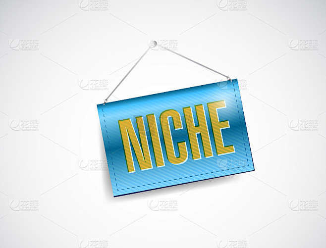 Niche hanging sign illustration design