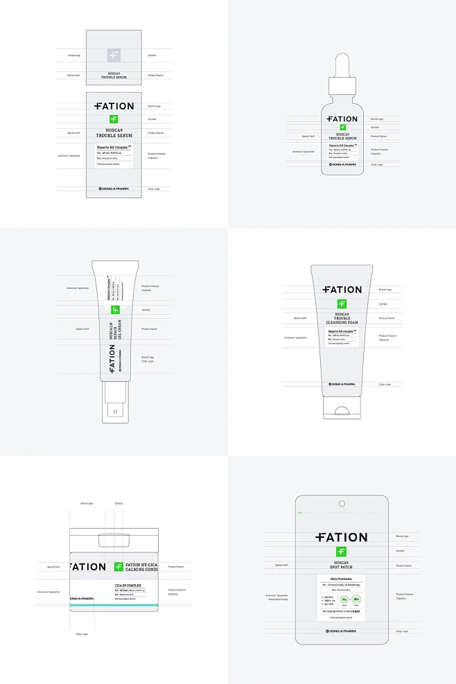 Brand Design brand identity branding cosmetics logos Packaging Renewal-花瓣网
