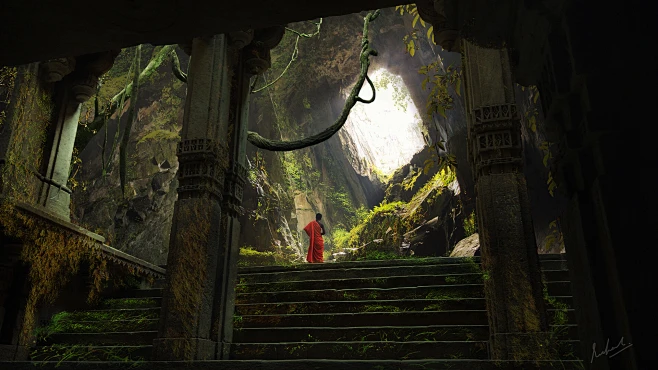 MOSSY CAVE-花瓣网