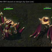 Azir Sand Soldier Concept Art by Yideth