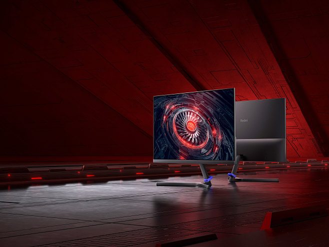 c4d CGI redmi Render xiaomi esports game monitor