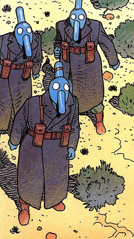 Moebius - Stel (1994) - I love those masked guys!: -花瓣网