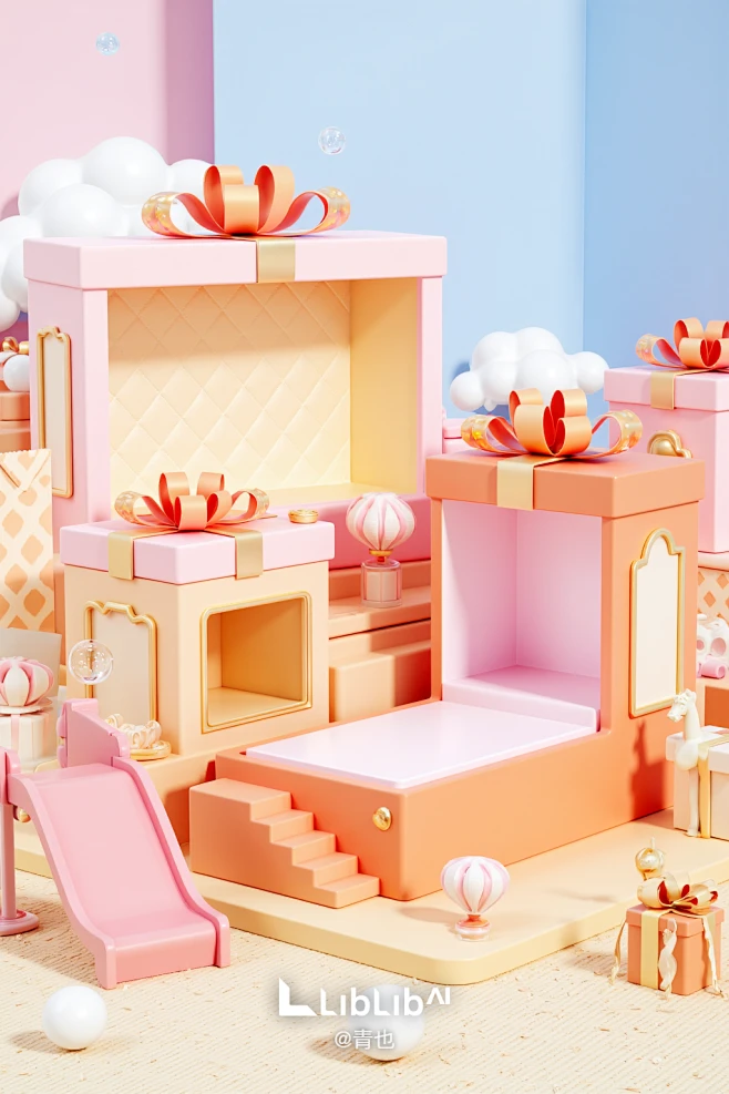 FLUX | 3D电商多场景应用-LoRA-青也-LiblibAI-花瓣网