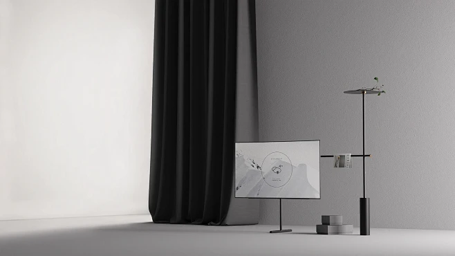 Samsung dezeen TV Stand furniture Scandinavian minimal winner ...