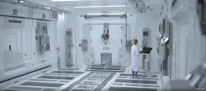 Laboratory Hallway Gavriil Klimov C