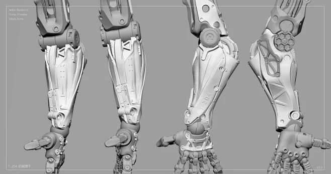 MECH ARMS -temp.-花瓣网