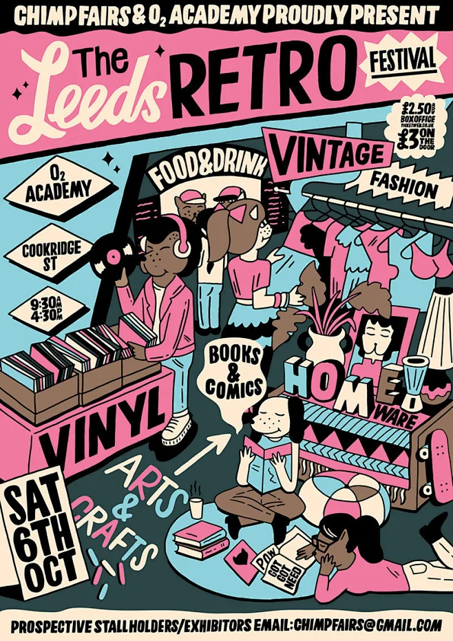 个性插画！20款Kate Prior趣味海报设计 - 优优教程网-花瓣网