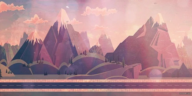 欧美q版室外场景原画来自cgbook.cn (359)-花瓣网