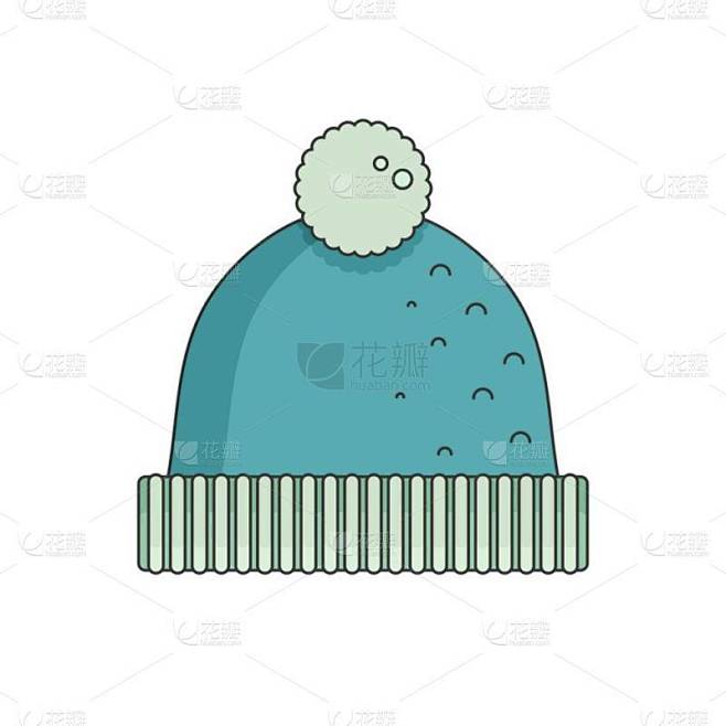 Color hat illustration