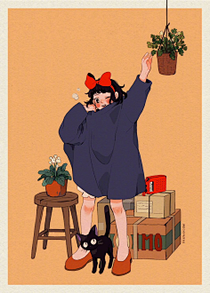 插画师德国Liya mochipanko-花瓣网|陪你做生活的设计师 | Liya/mochipanko