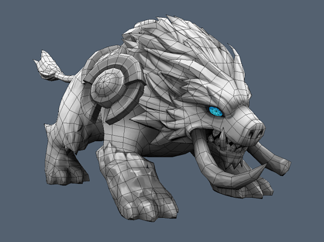 Polycount Forum - View Single Post - [Riot Art Contest] - Sejuani