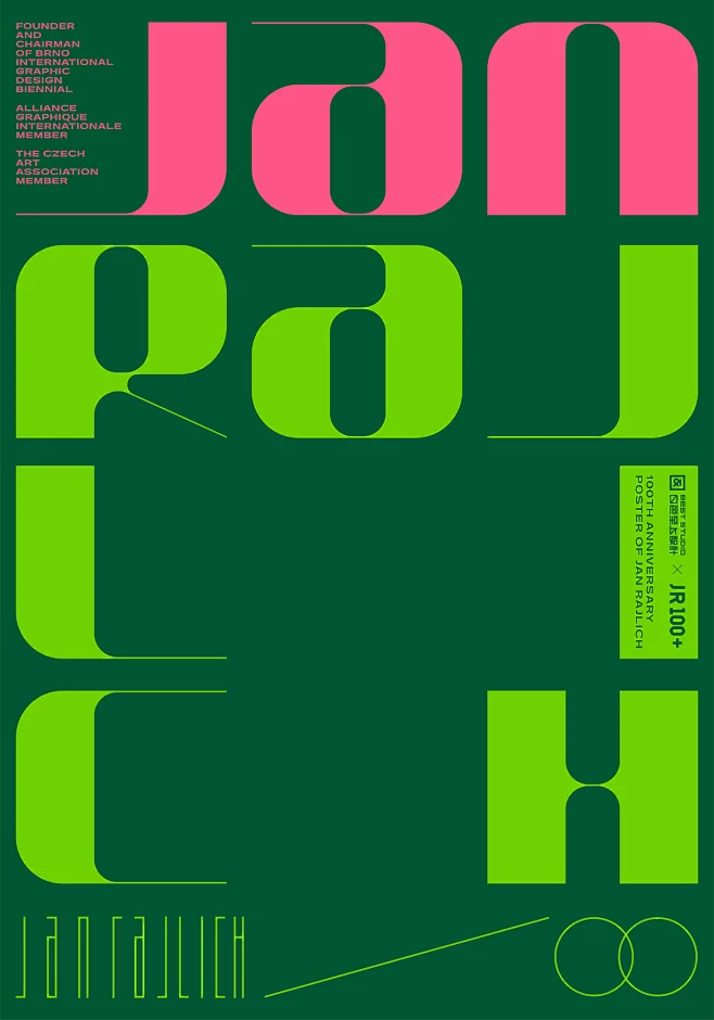 best studio creative poster font design graphic design jan rajlich 100 ...