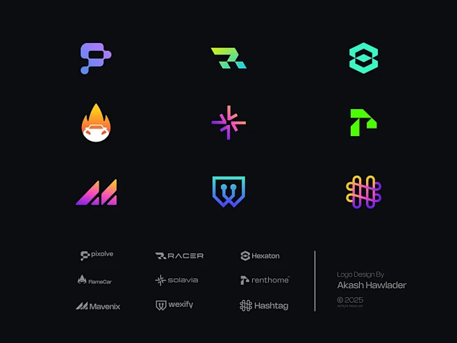 modern logo, web3 logo, technology logo, logo design abstract logo ...