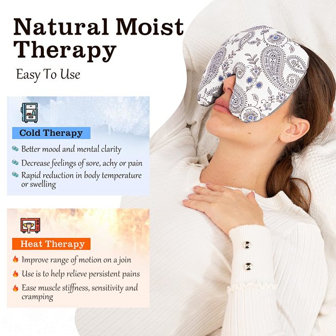 Amazon.com: Microwavable Weighted Sinus Eye Mask – Microwavable Face ...