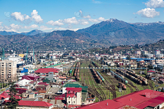 格鲁吉亚的巴统市景
